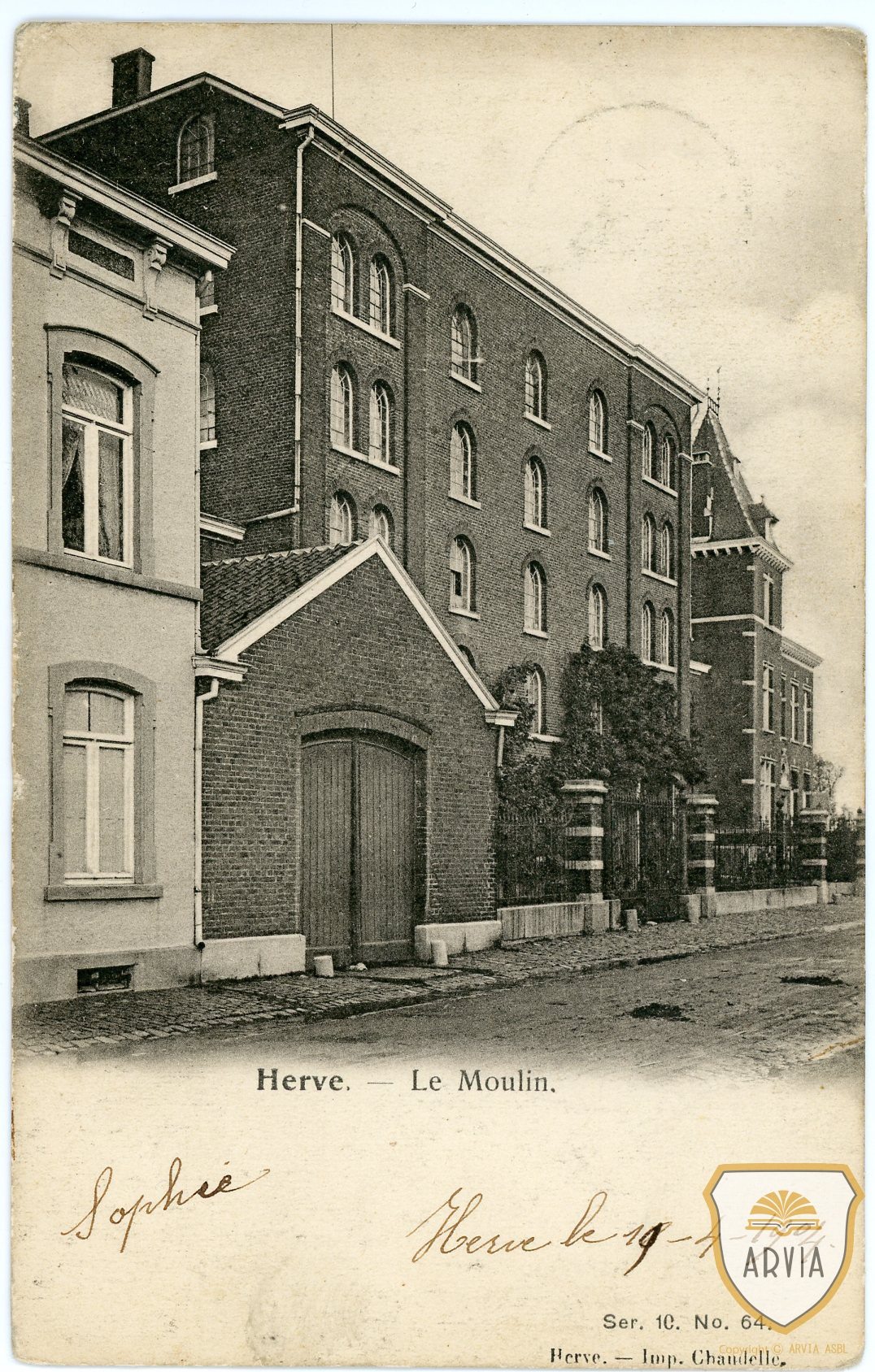 HERVE - 1904 - 64. Le Moulin - ARVIA Archives Herve