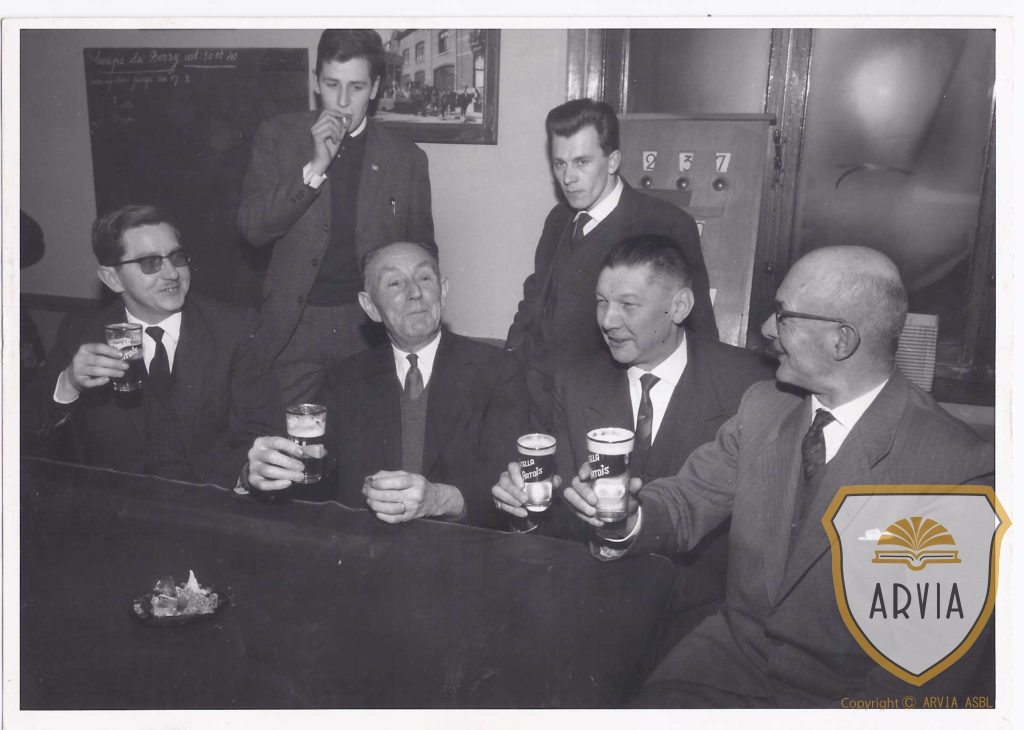 HERVE ± 1965 - Club Billard de Herve - THIBERT Joseph - NIZET boucher ...