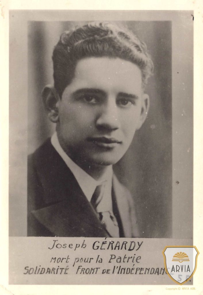 HERVE - 1943 - Joseph GERARDY - abattu lors d'un contrôle par des ...