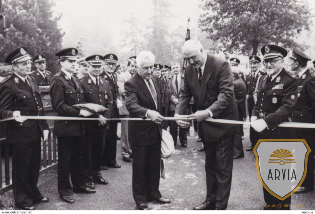 BATTICE ± 1965 - Henri RAHIER - Jean GOBLET - Fred EVERS - inauguration ...