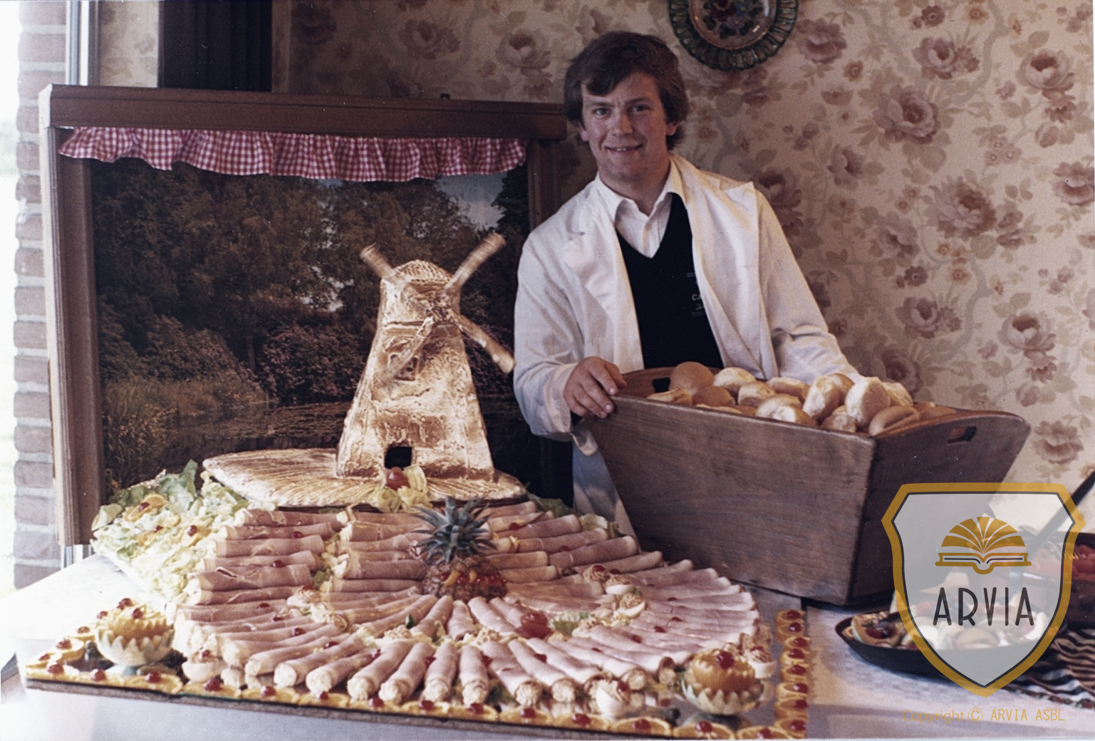 HERVE - ±1984 -Henri Wuidard 1er plat pour le moulin Rogister - ARVIA ...