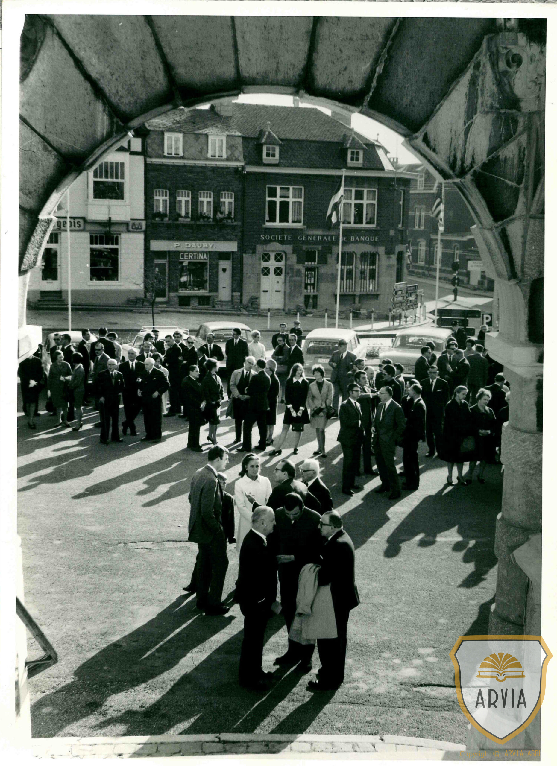 Battice ±1967 - Inauguration des rues Jacques HOUART et Général Lauris ...