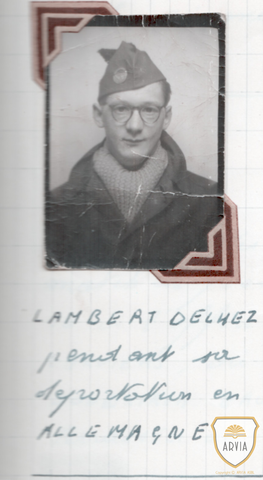 Herve-1943-cahier de guerre de Paul Durvin -Lambert Delhez en ...