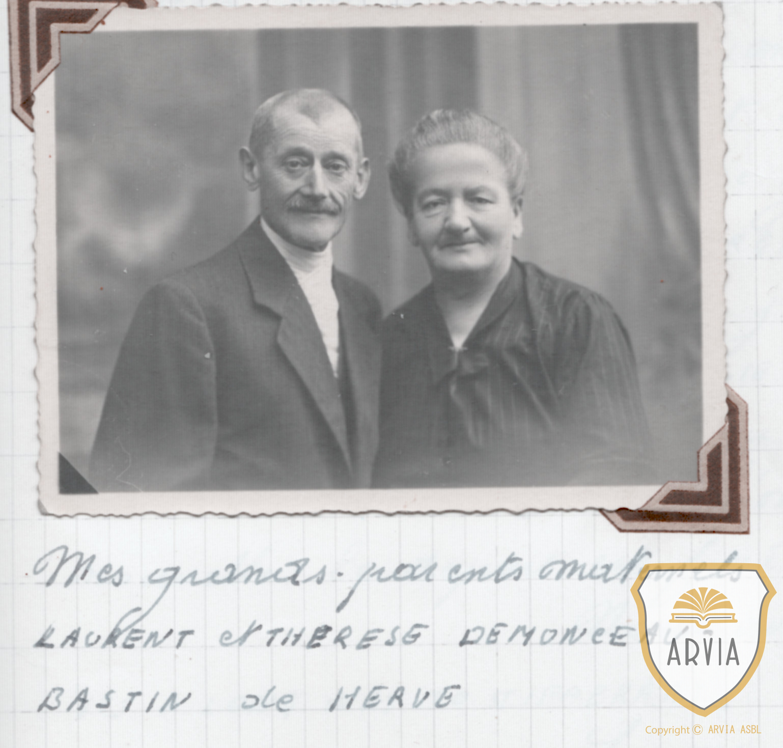 Herve-1943-cahier de guerre Paul Durvin-Thérèse Demonceau et Laurent ...